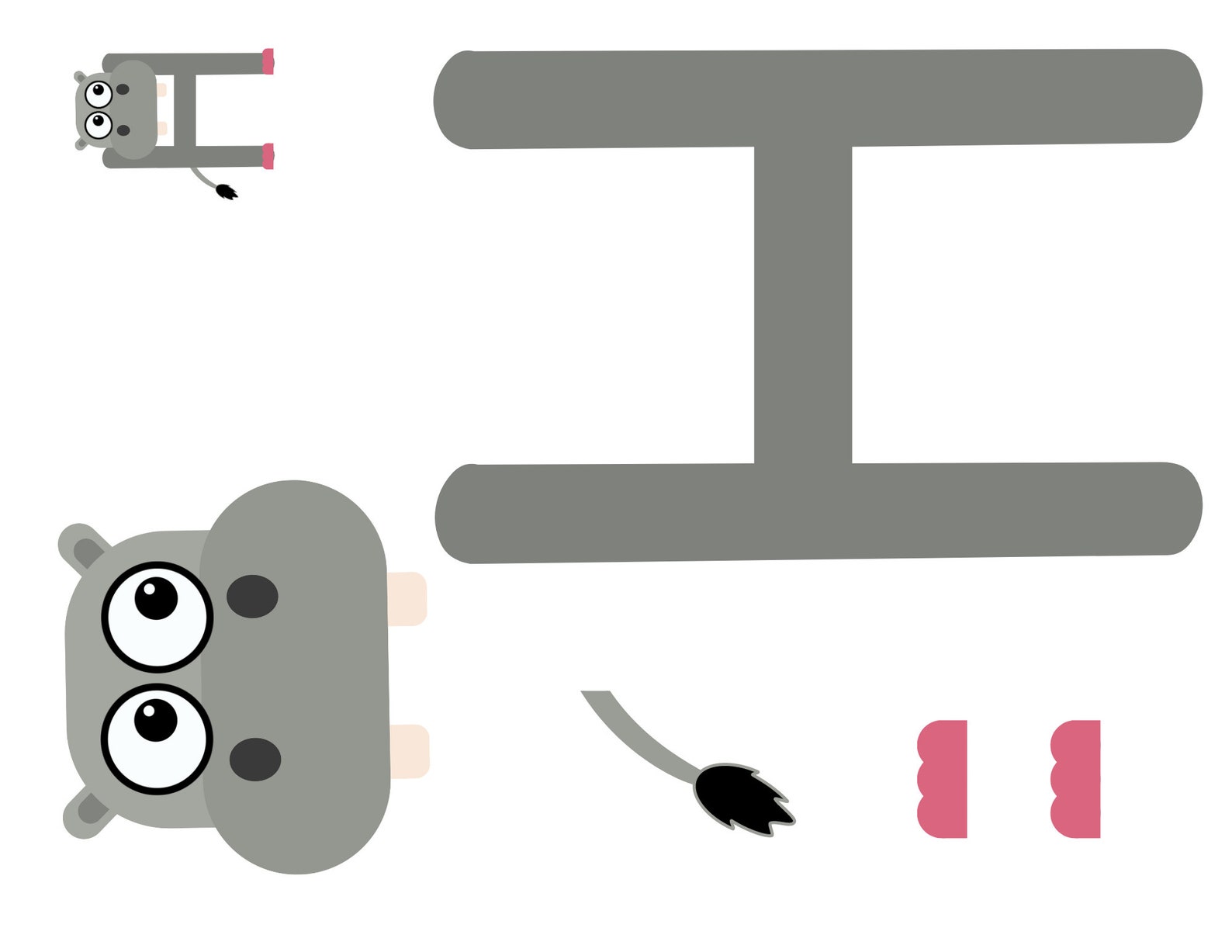 Letter of the Week Pack - Letter H | Henry Hippo | Letter Books | ABC ...