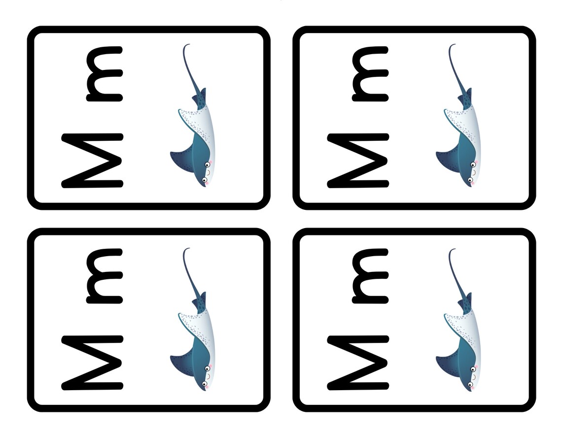 Letter of the Week Pack - Letter M | Mikey Manta Ray | Letter Books ...