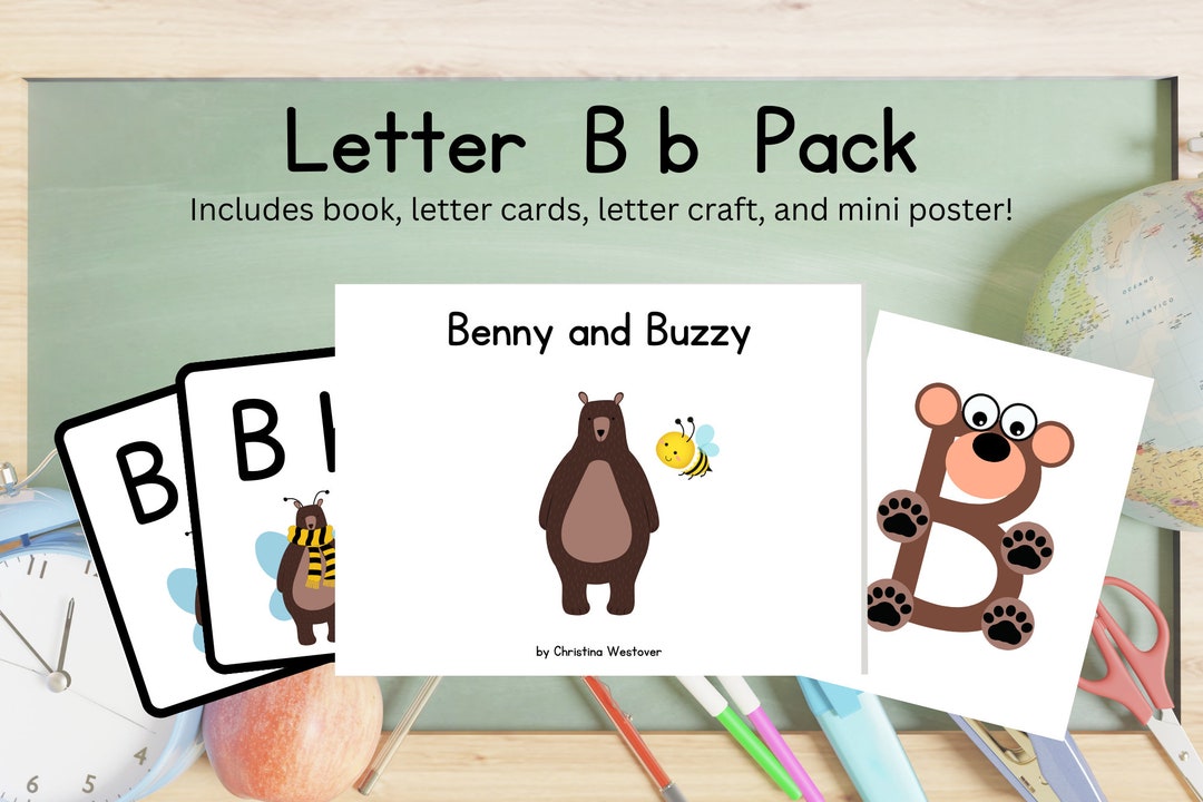 Letter of the Week Pack - Letter B | Benny Bear | Letter Books | ABC ...