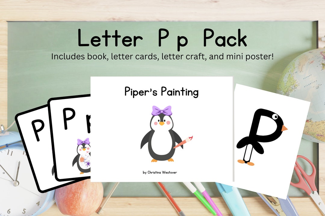 Letter of the Week Pack - Letter P | Piper Penguin | Letter Books | ABC ...