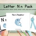 Letter of the Week Pack Letter B Benny Bear Letter Books ABC Cards ...