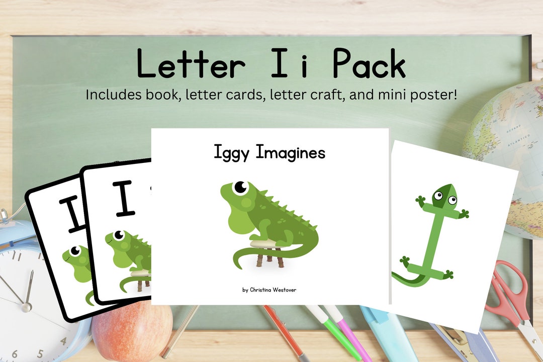 Letter of the Week Pack - Letter I | Iggy Iguana | Letter Books | ABC ...