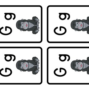Letter of the Week Pack - Letter G | Gregory Gorilla | Letter Books ...