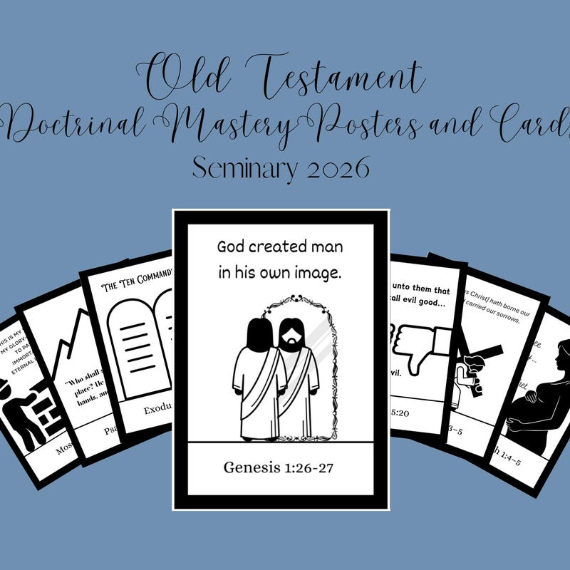 Seminary 2026 Mastery - Etsy