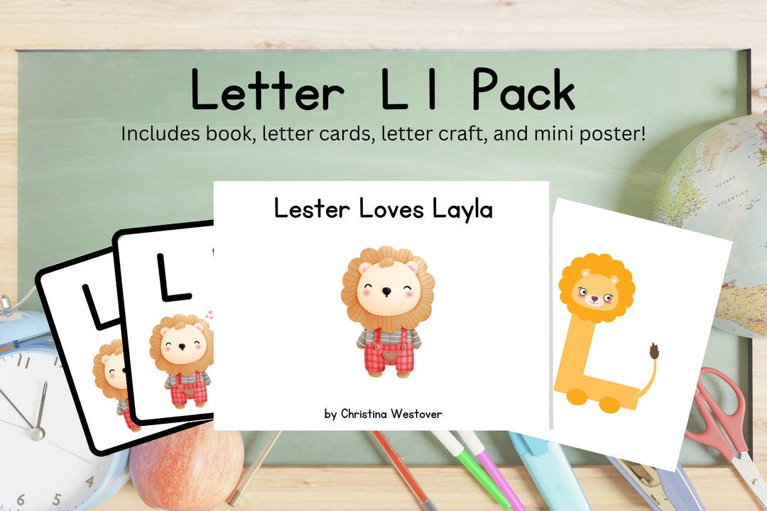 Letter of the Week Pack - Letter L | Lester Lion | Letter Books | ABC ...