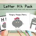 Letter of the Week Pack - Letter H | Henry Hippo | Letter Books | ABC ...