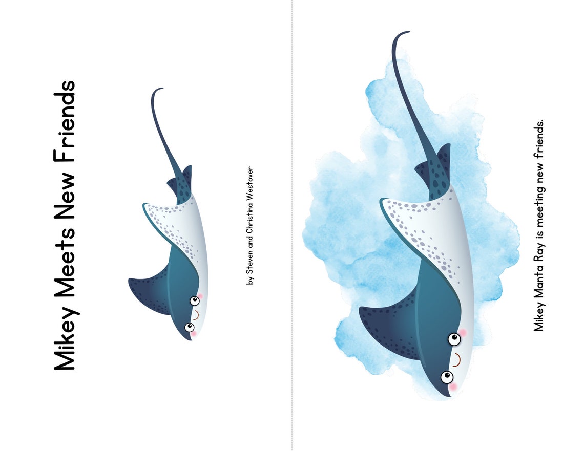 Letter of the Week Pack - Letter M | Mikey Manta Ray | Letter Books ...