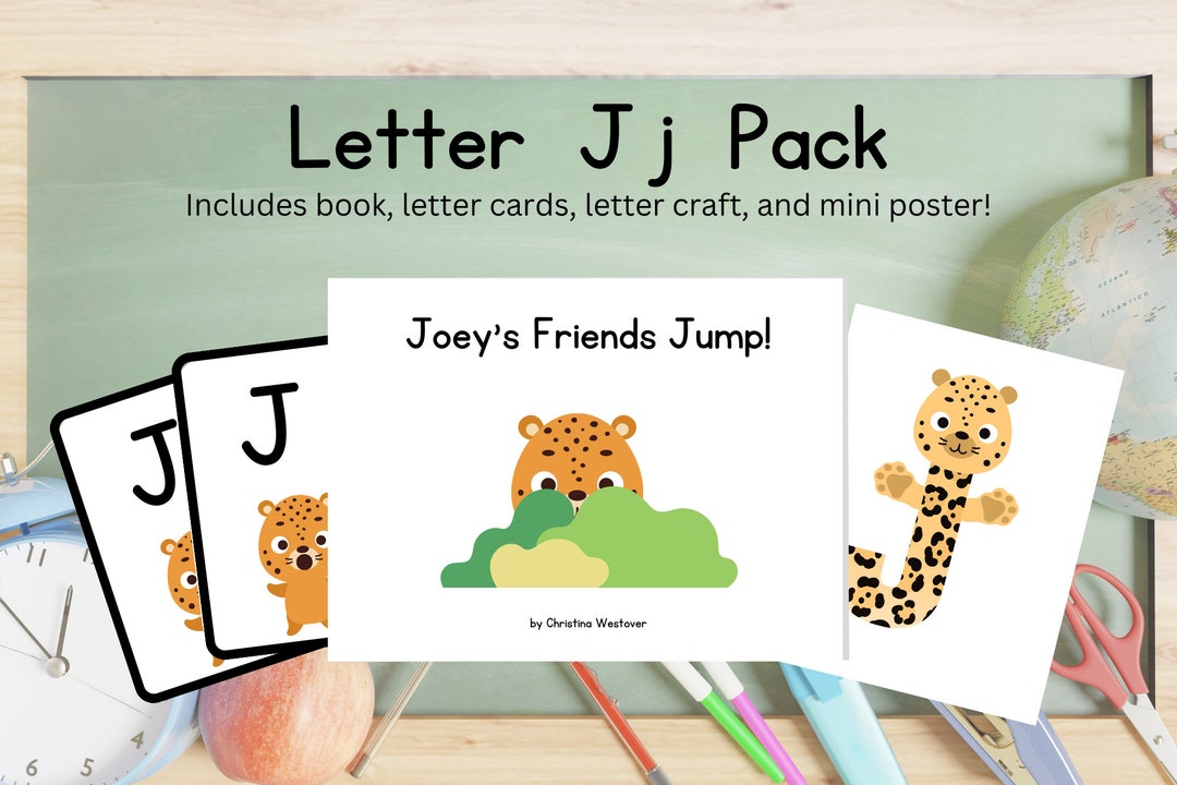 Letter of the Week Pack - Letter J | Joey Jaguar | Letter Books | ABC ...