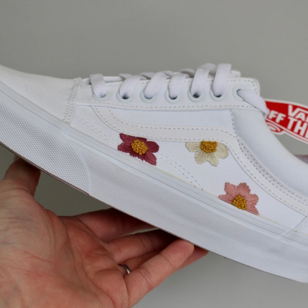 Embroidered Vans - Etsy