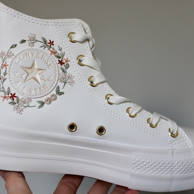 Floral Converse - Etsy