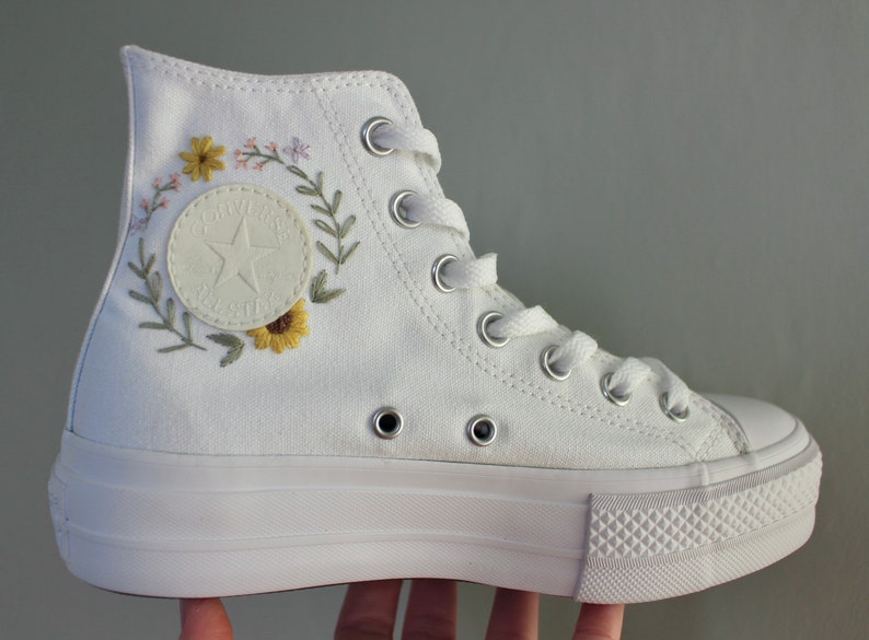 Custom Converse Platform High Tops - Etsy