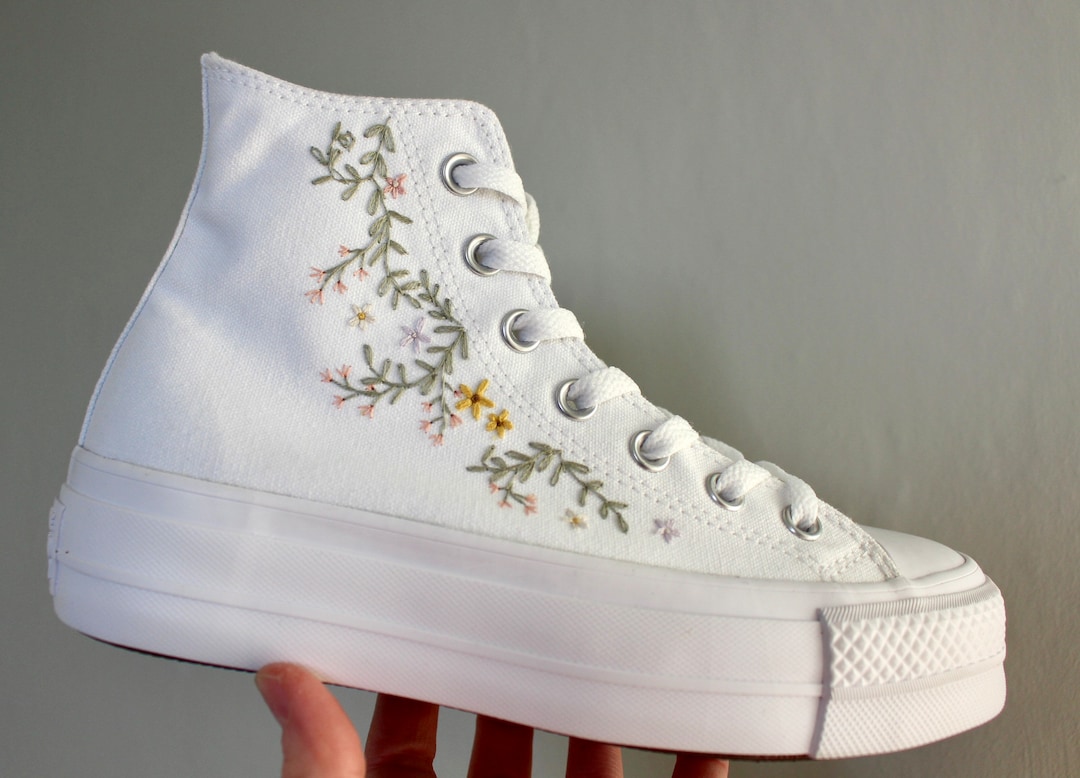 Custom Converse Platform High Tops - Etsy