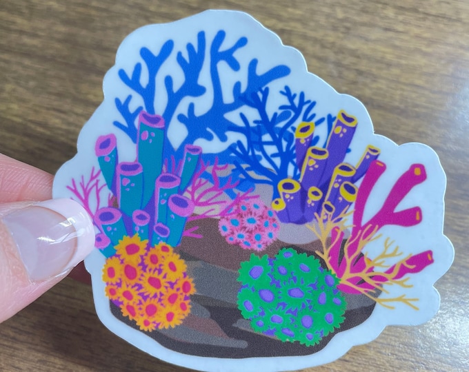 Reef Rock Sticker - Etsy