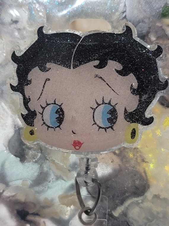 Round Baby Face Cartoon Big Eyes Button Nose Boop Oop A - Etsy