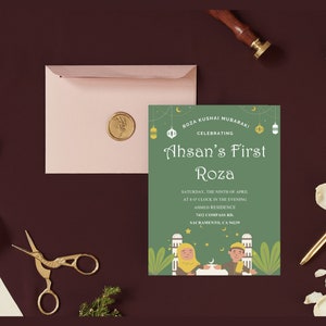 Roza Kushai Invitation, Roza Kushai Card, Roza Khushai Card, First ...
