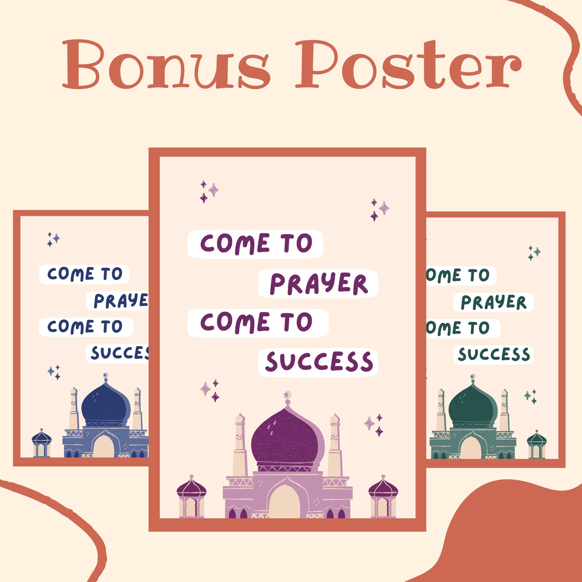 Kid's Salah Tracker, Salah Tracker, Salah, Islamic Poster, Islamic ...