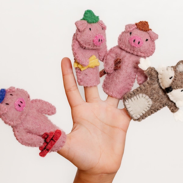 Finger Puppet Set - Etsy