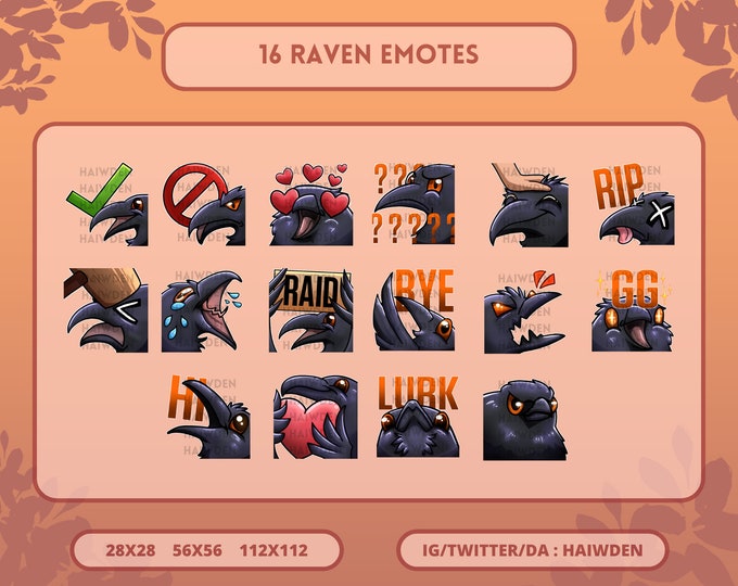 Crow Pngtuber | Crow | Cute Vtuber Model | Bird | Chibi | Twitch ...