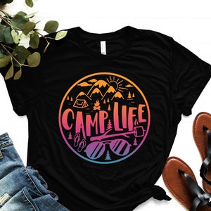 Camp Life Shirt - Family Camping T-shirt - Gift for Camper - Summer ...