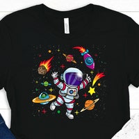Space Explorer Robot T-shirt, Futuristic Robot in Spacesuit Design ...