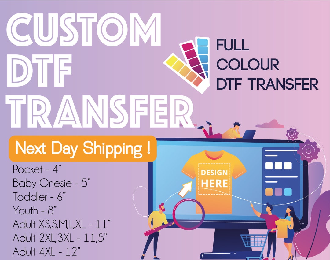 Custom DTF Transfers Wholesale DTF Print Bulk DTF Printing - Etsy