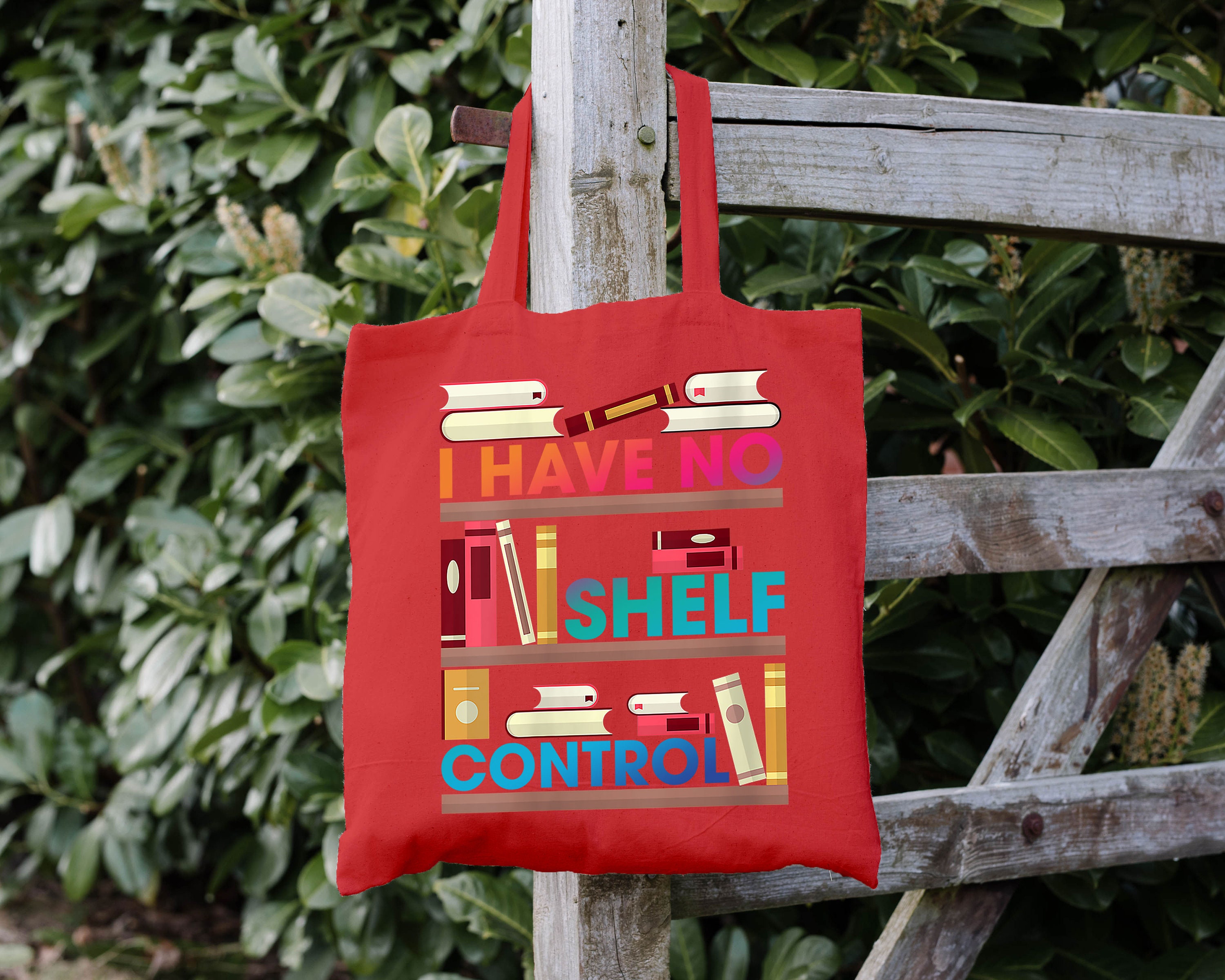 Book Lover Tote Bag Reader Canvas Bag Reading Bag Shelf | Etsy