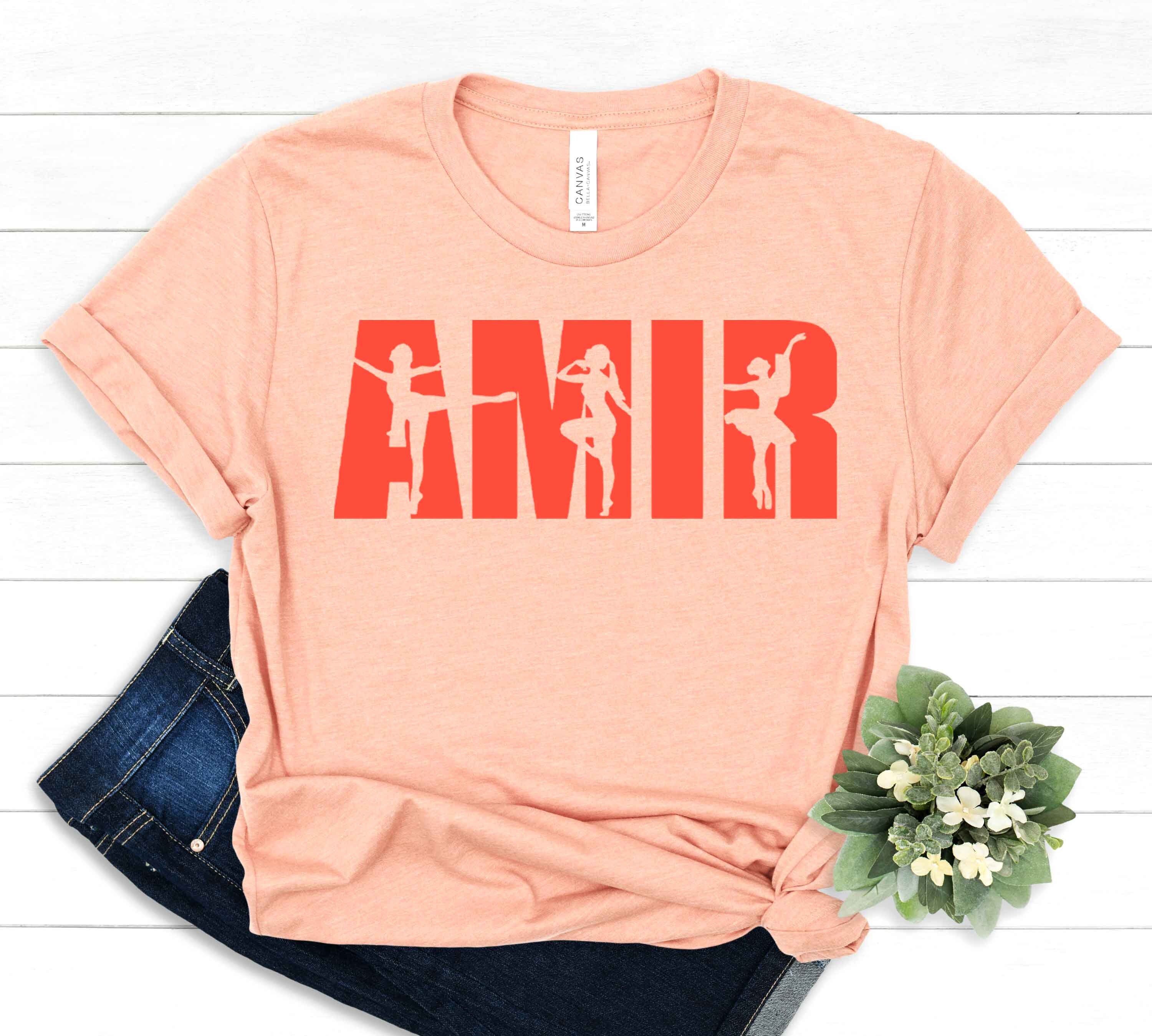 Custom Ballerina Shirt - Personalized Ballet Dancer Clothing - Dance ...