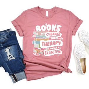 Funny Books T-shirt, Book Lover Tshirt, Reading Shirt, Bookworm Tee ...