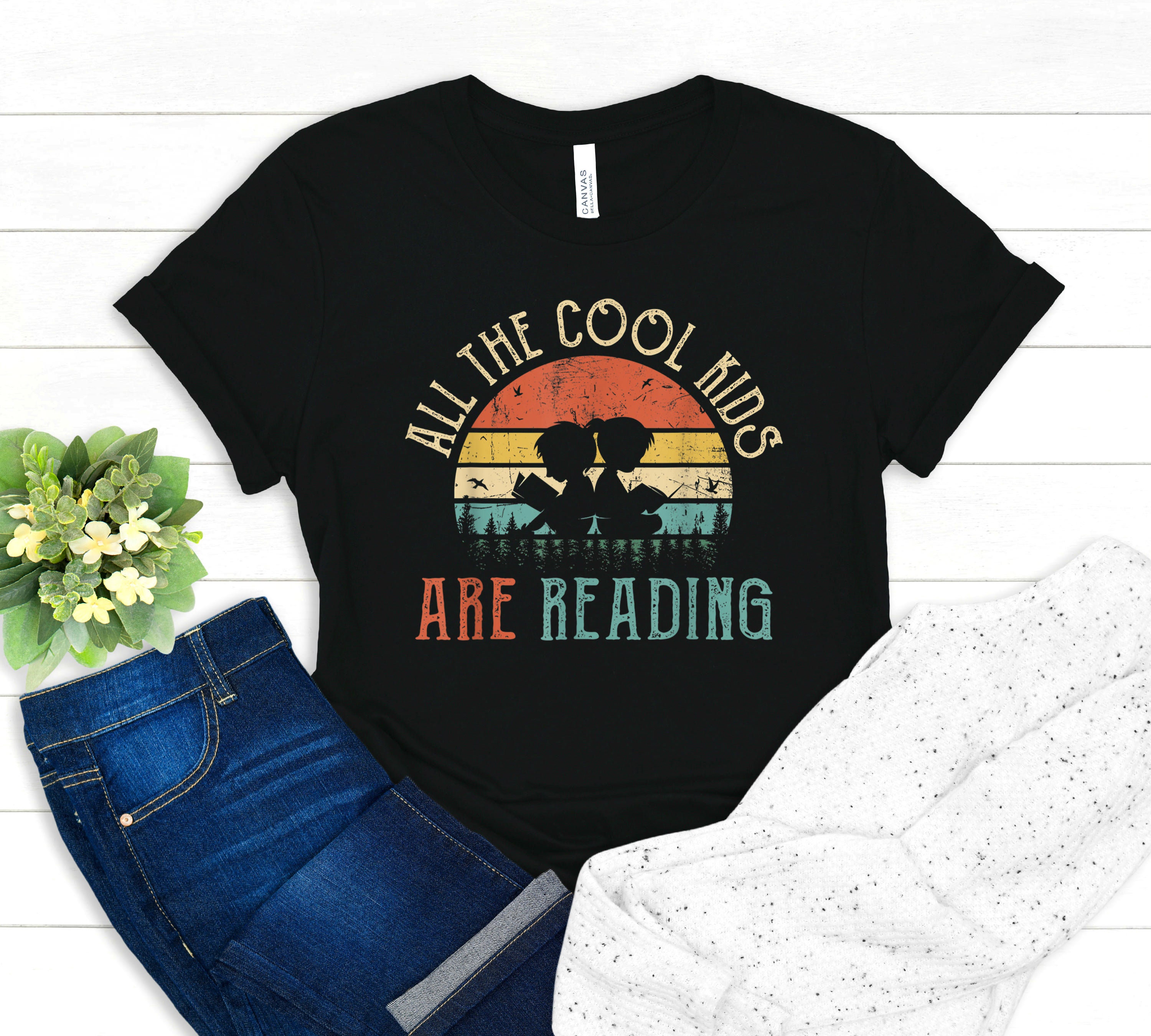 Cool Kids are Reading Apparel Book Lover Clothing Bookish | Etsy