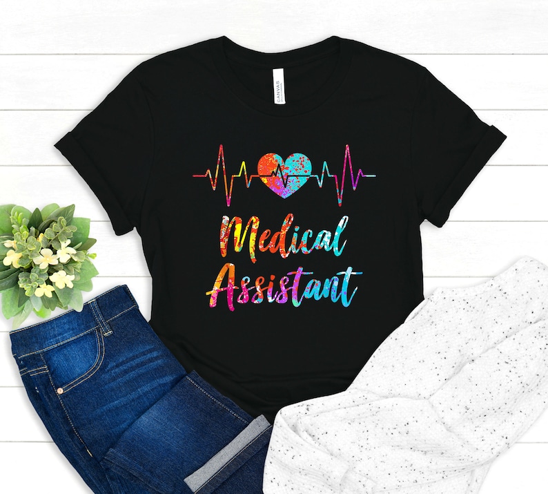 Medical Assistant Shirt - Nurse Heart Clothing - Doctor Assistant Tee ...