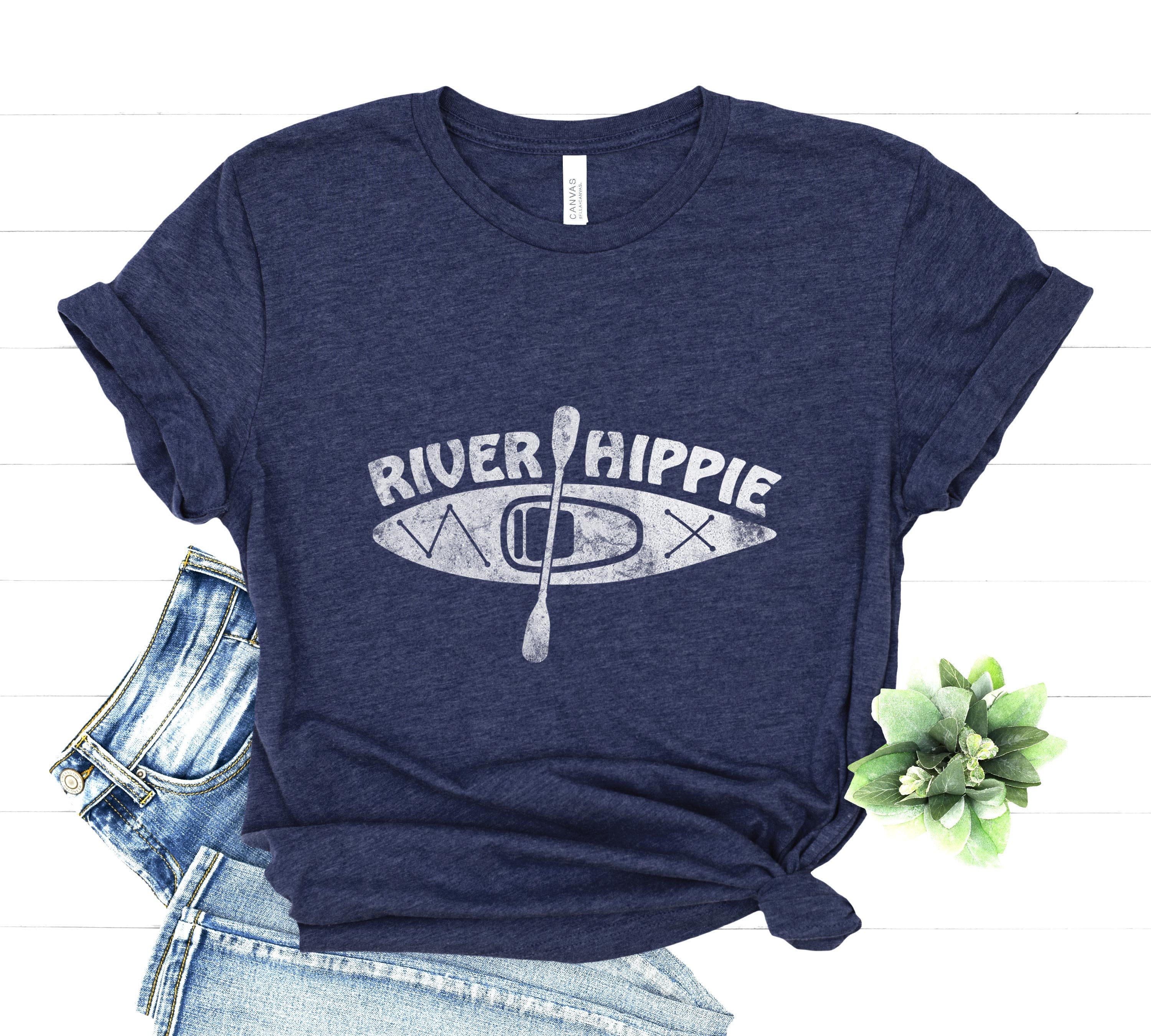 River Hippie Shirt Canoe Hippie Apparel Summer Kayaking | Etsy