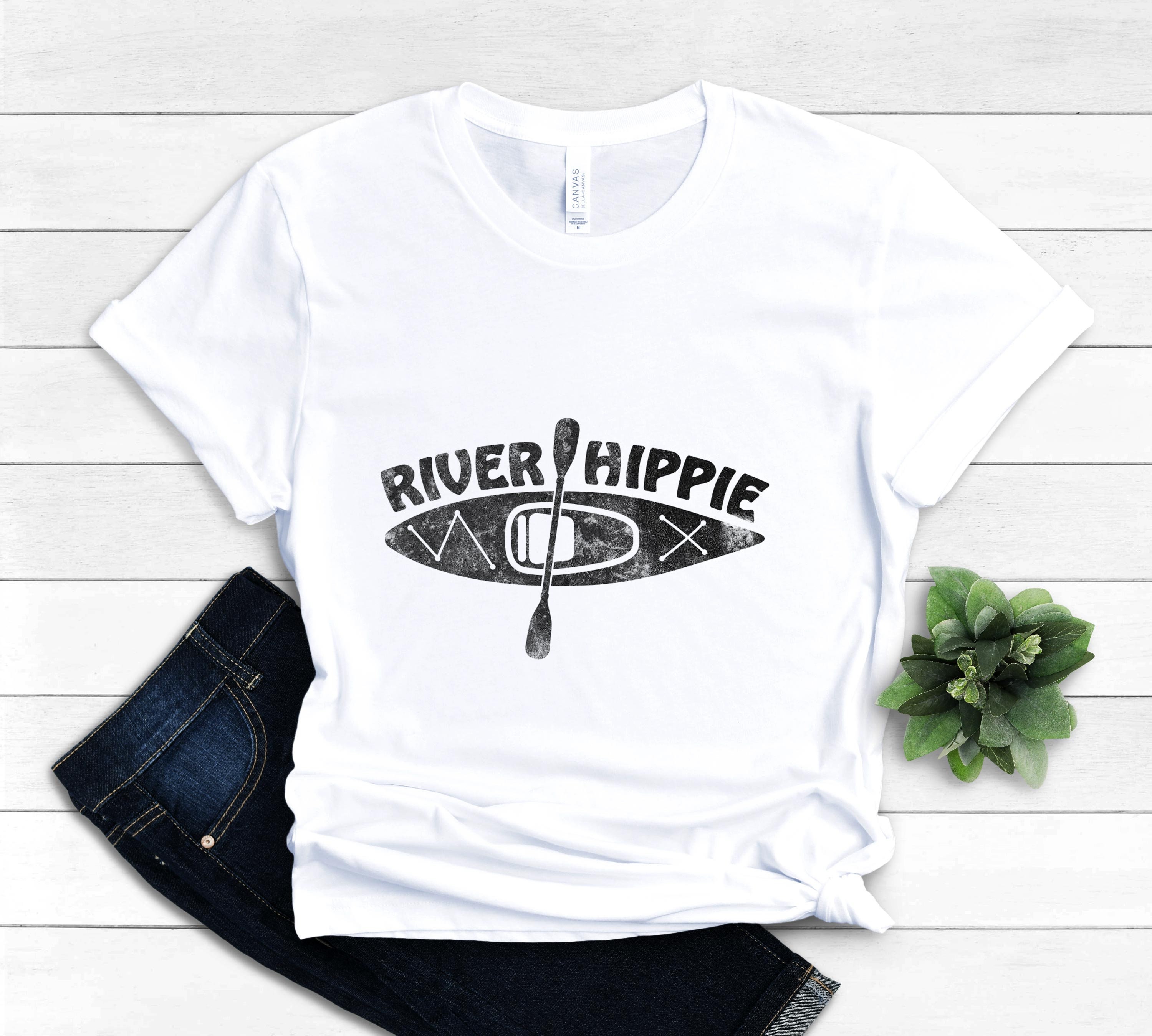 River Hippie Shirt Canoe Hippie Apparel Summer Kayaking | Etsy