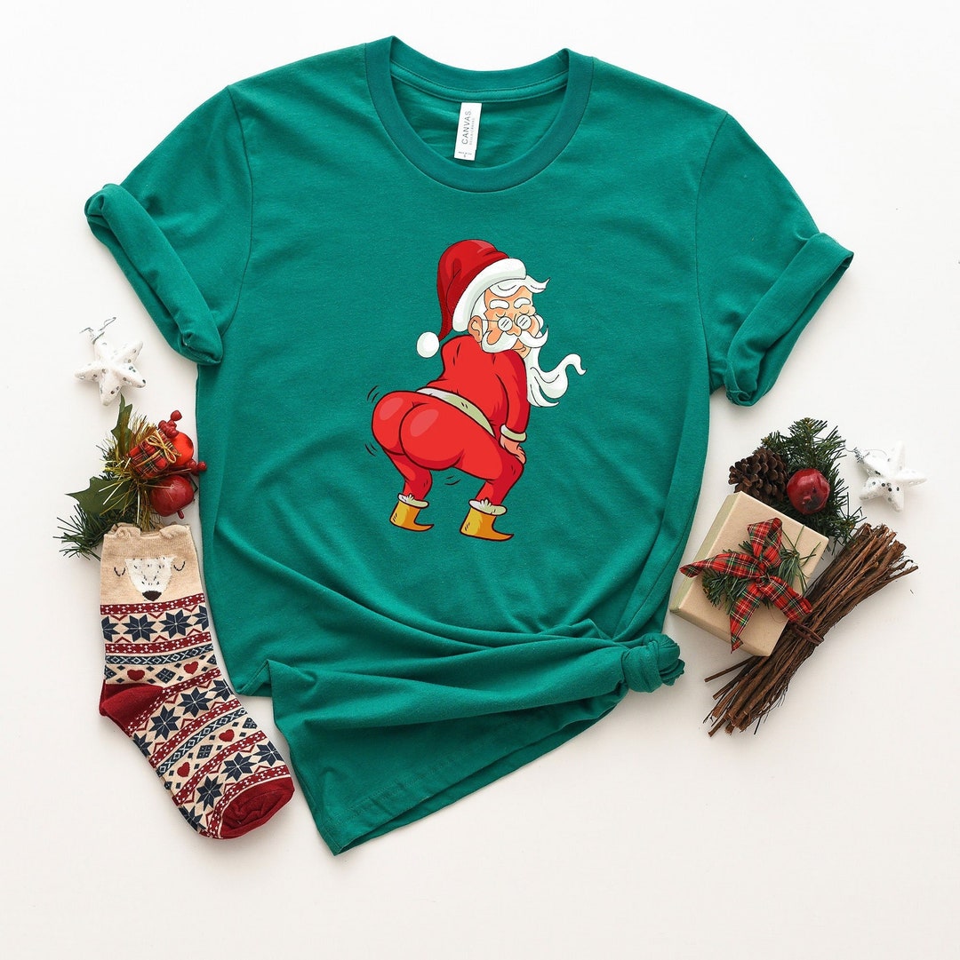 Twerking Santa Shirt - Christmas Dance T-shirt - Santa Twerk Tee ...