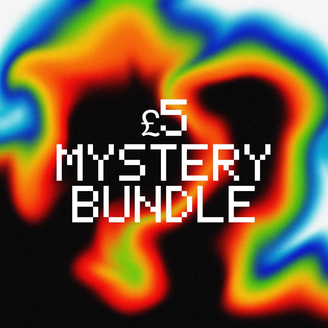 Mystery Bundle Fiver Stationery Notebook T-shirt Pencil Pin Badge ...