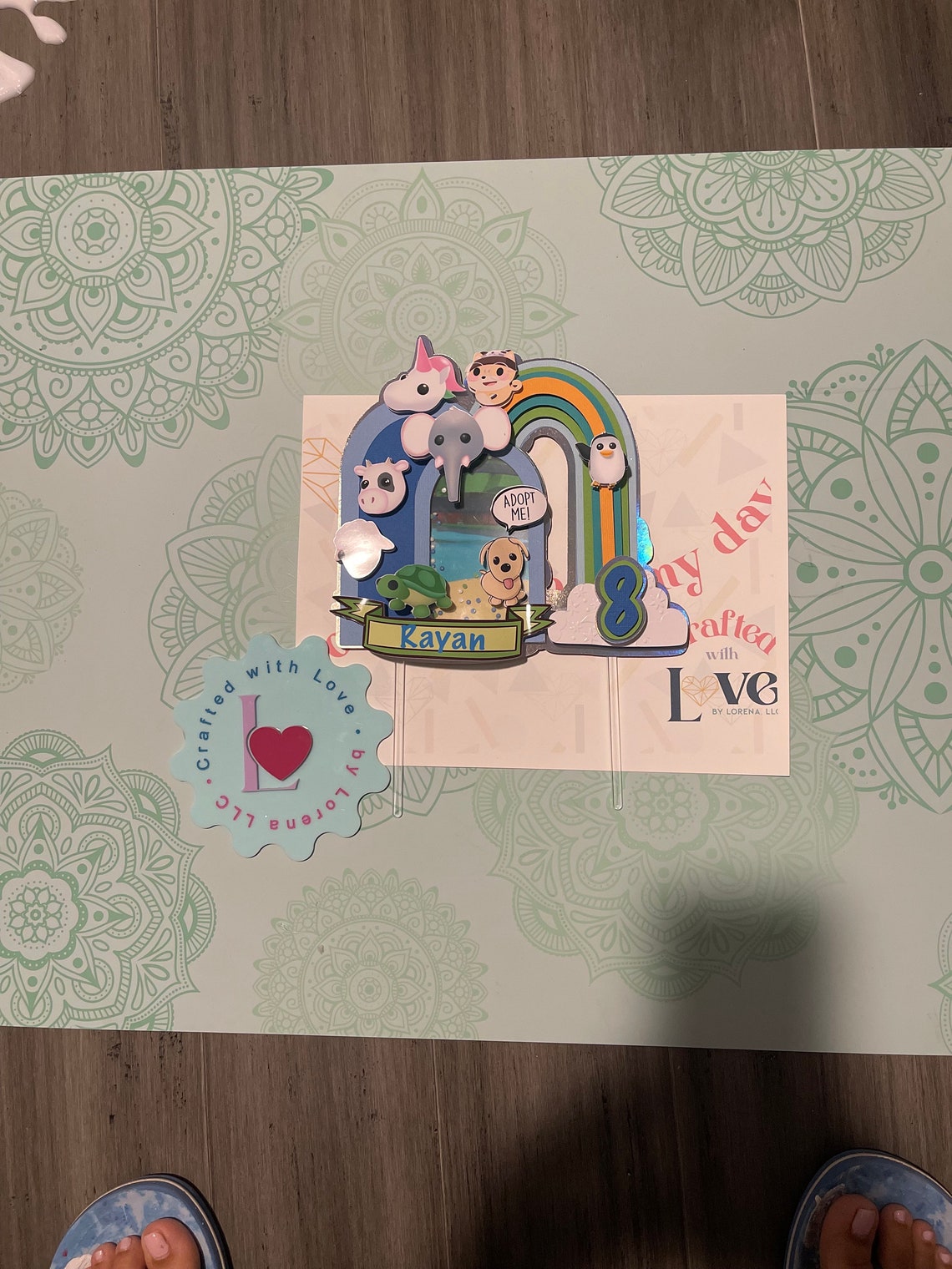 Cake Topper Adopt Me roblox..cake Topper, Adopt Me Roblox Party ...