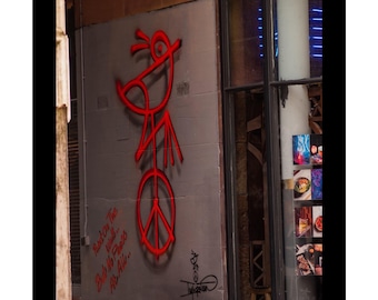 Fight Club NYC Street Art Photography Print Urban Wall Art Graffiti ...
