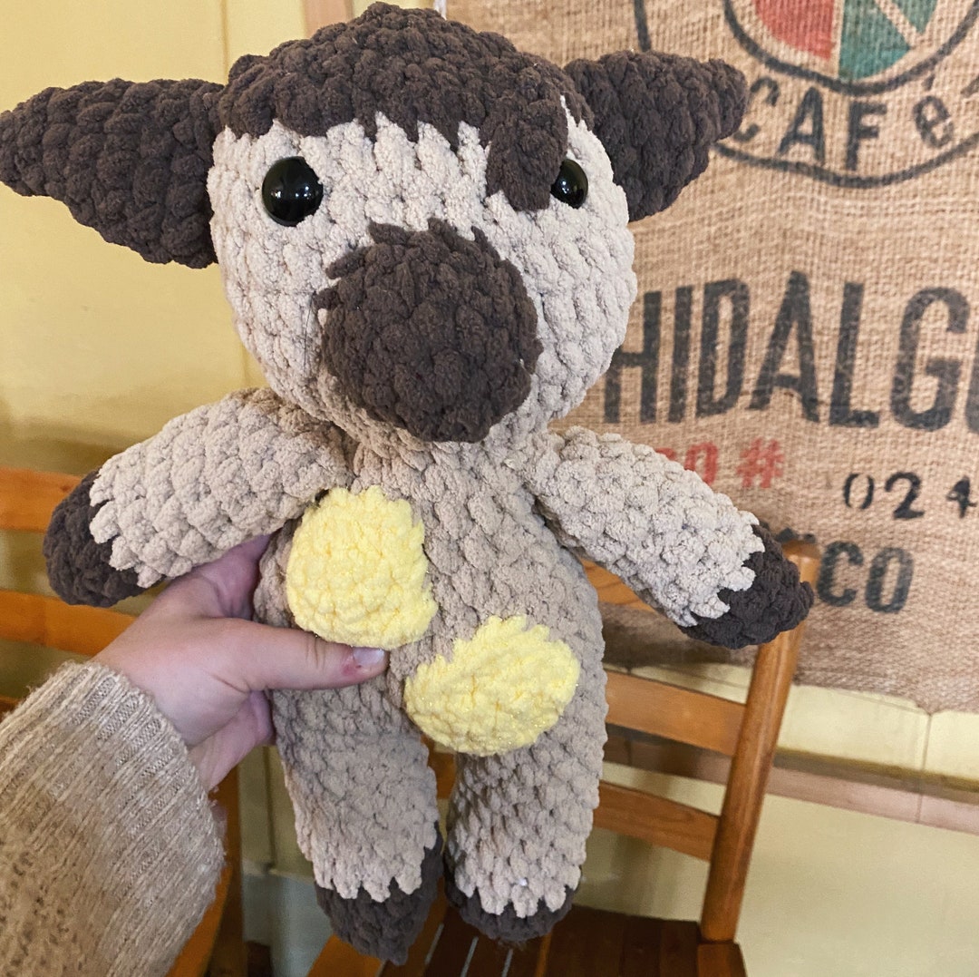 Pancake Cow Crochet Plushie // Ready to Ship - Etsy