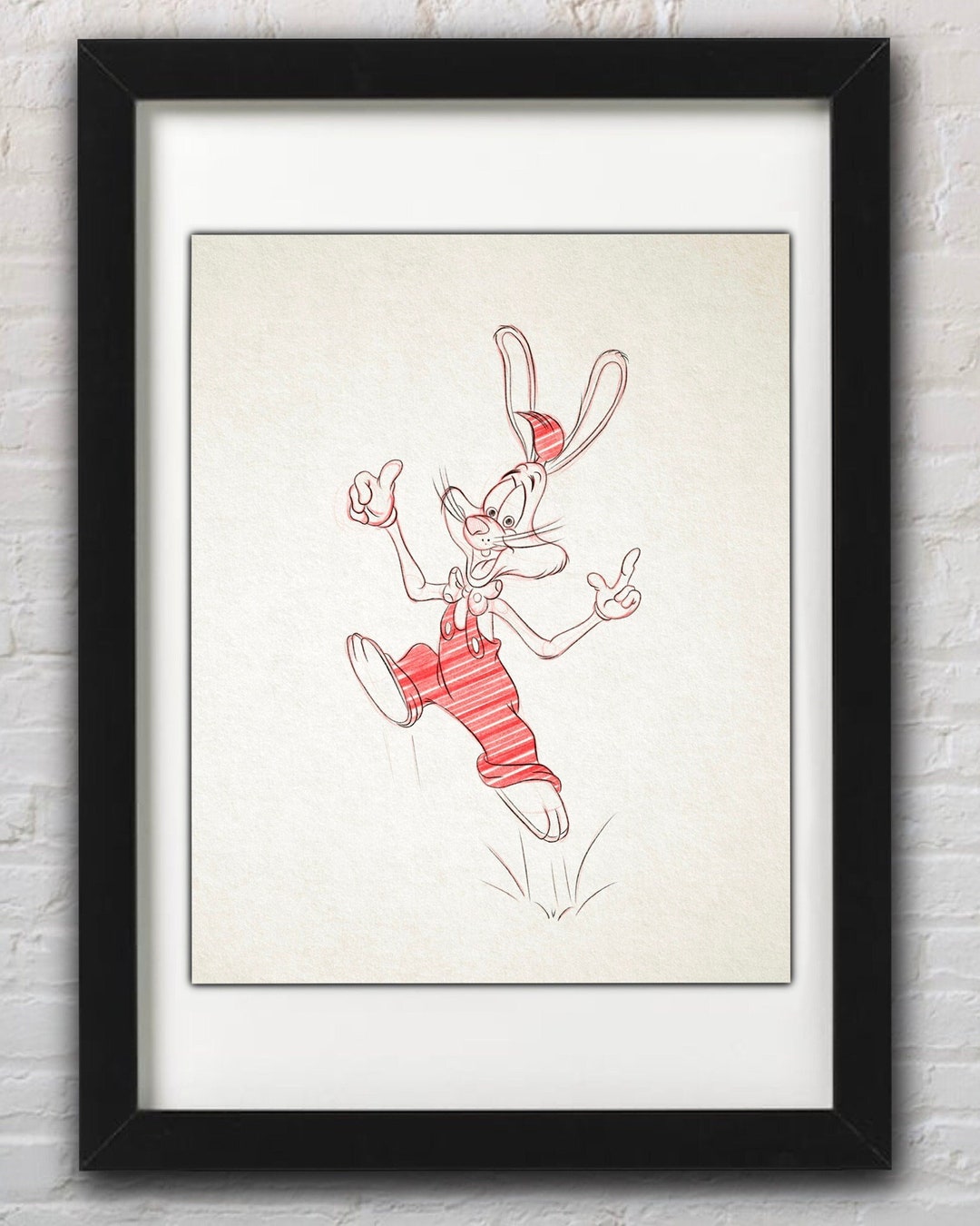 Roger Rabbit and Jessica Rabbit Art Prints - Etsy