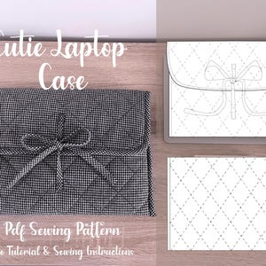 Beginner Quilted Laptop Sleeve Pattern | PDF Digital Sewing Pattern ...