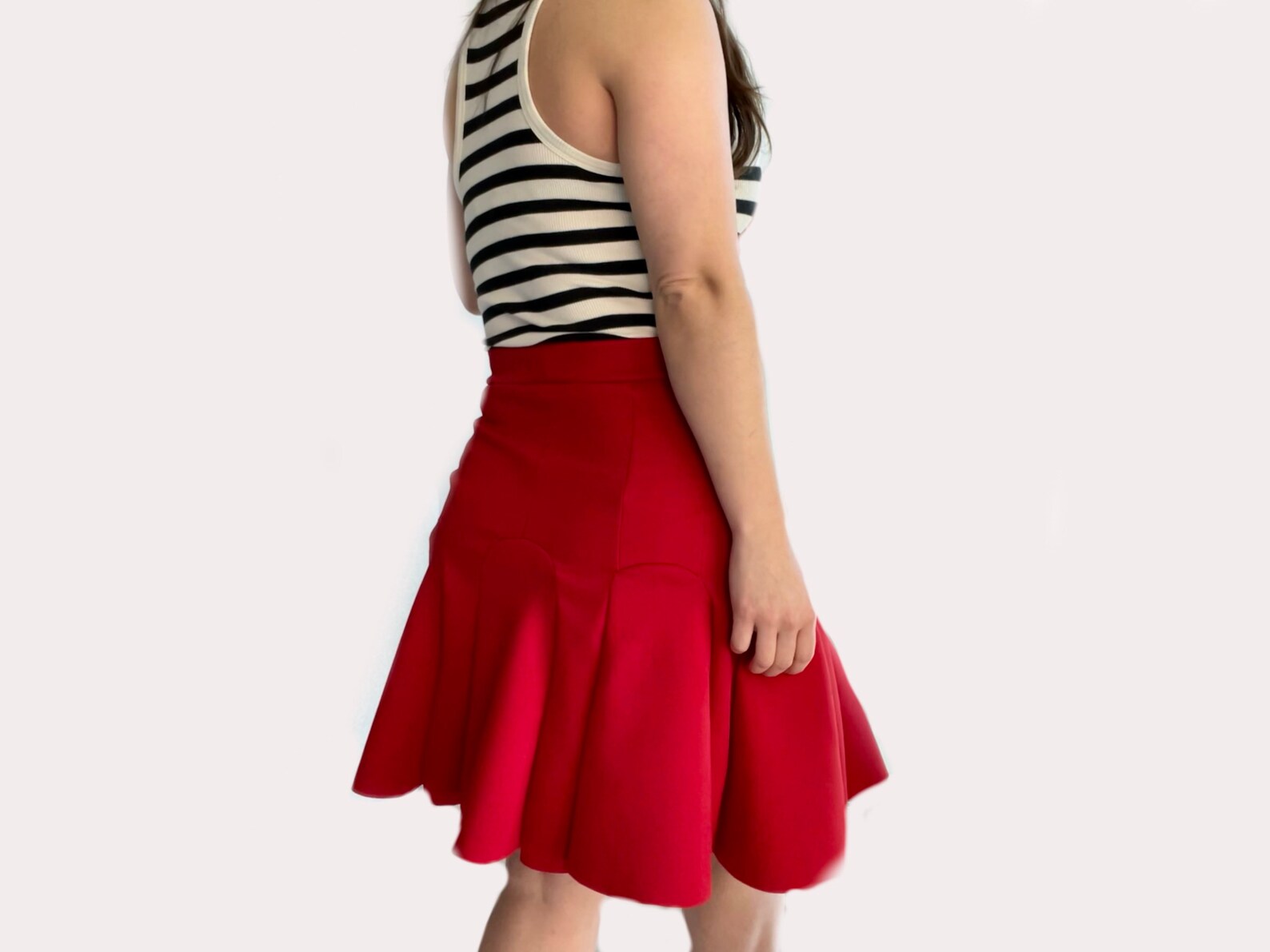 Godet Skirt| Flared Skirt| PDF Sewing Pattern| Mini Skirt| Woman Skirt ...