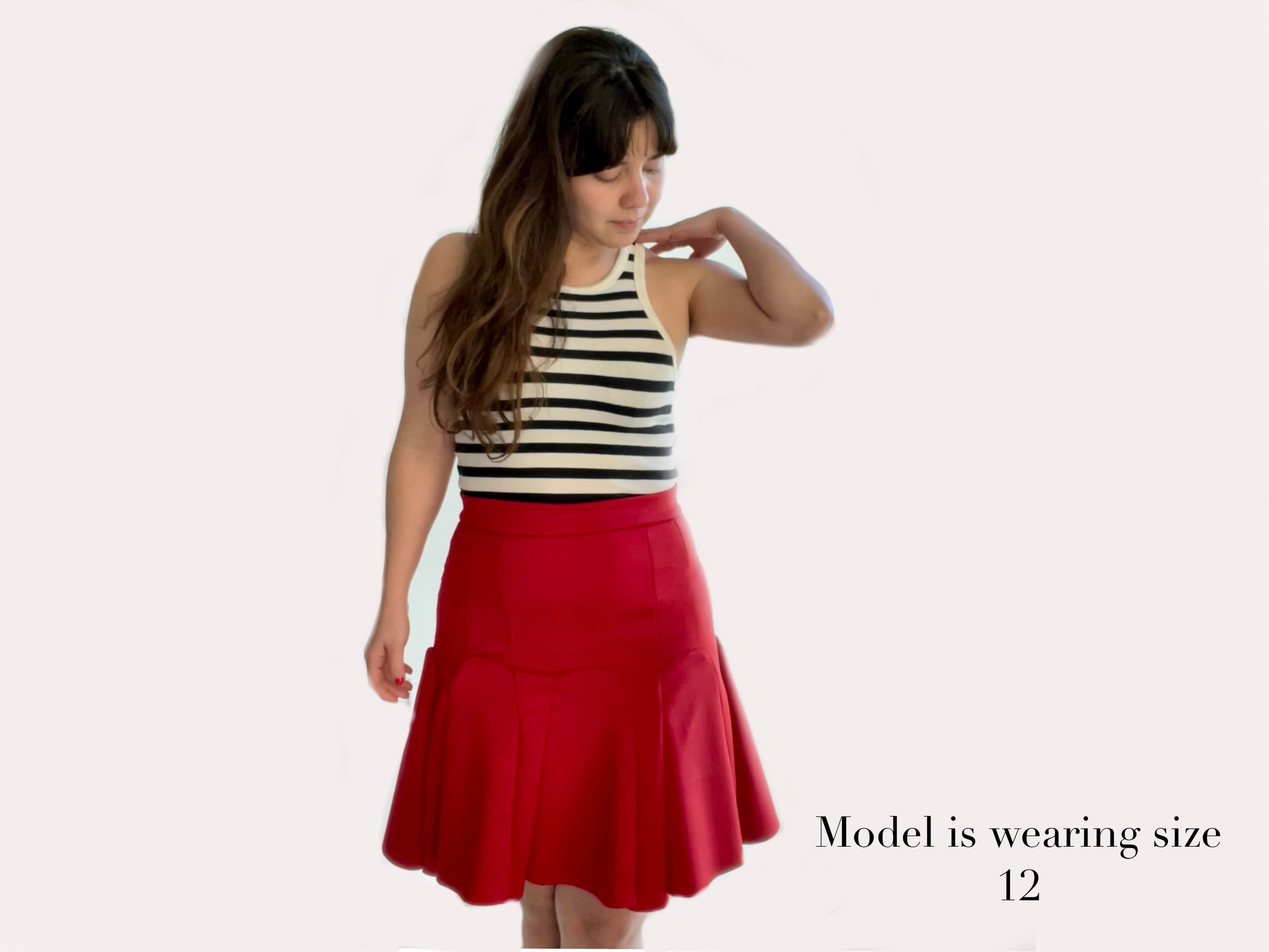 Godet Skirt| Flared Skirt| PDF Sewing Pattern| Mini Skirt| Woman Skirt ...