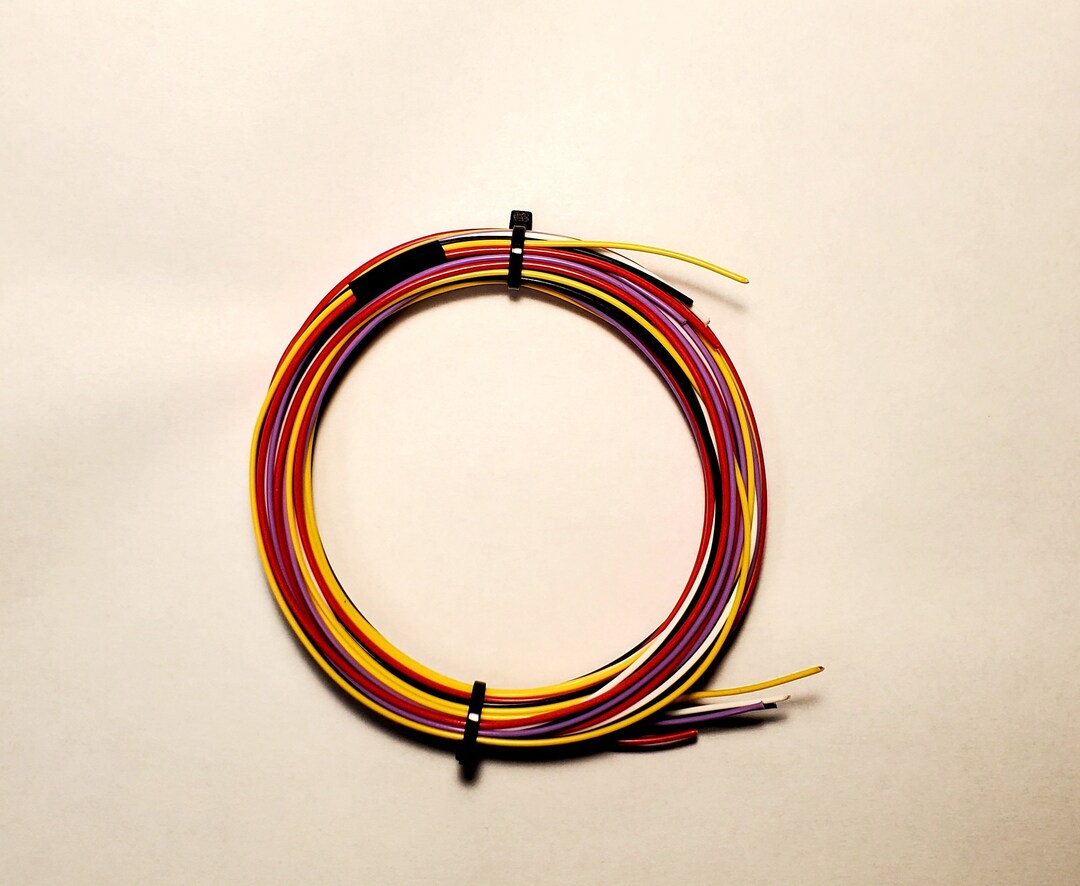 Hookup Wire, 22 AWG Mil-spec Wire (PTFE) Stranded, Silver Plated Copper, Assortment, 50 Ft - Etsy