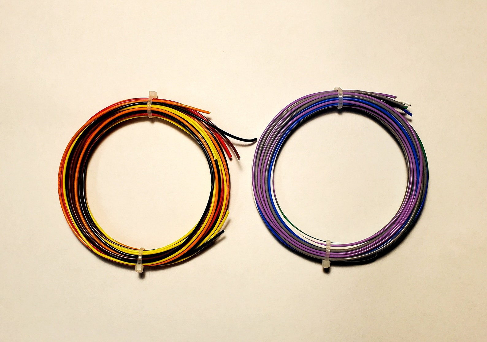 Hookup Wire, 22 AWG Mil-spec Wire PTFE Stranded, Silver Plated Copper, Assortment, 50 Ft - Etsy