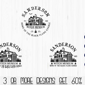 Sanderson Witch Museum SVG Dxf Png Popular Files Home of Black | Etsy