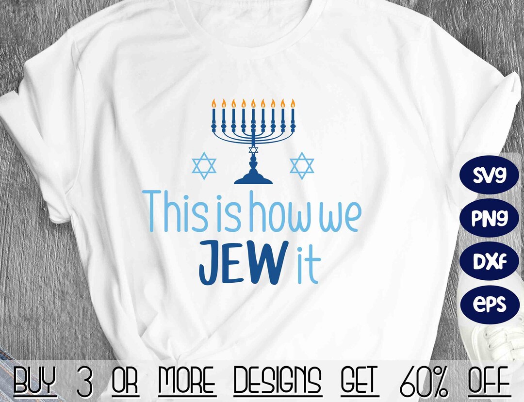 Así es como lo judío SVG dxf eps svg png descarga digital - Etsy México