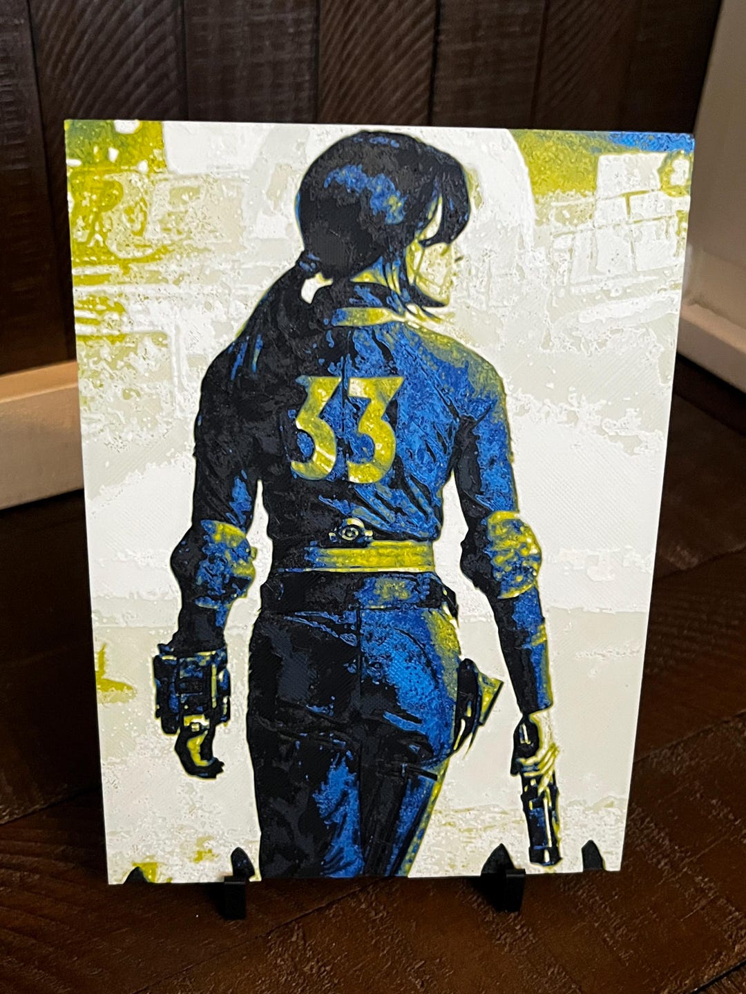 Lucy Fallout Wall Art 3D Printed Vault Dweller Post Apocalyptic Decor ...