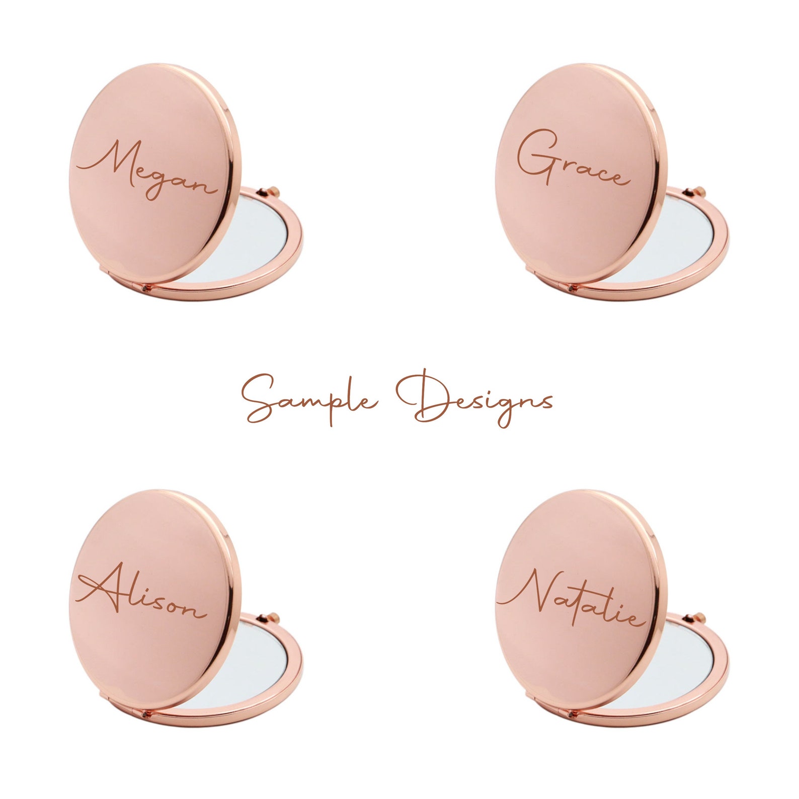 Compact Makeup Mirror, Special Mother's Day Gift, Personalized Handheld ...