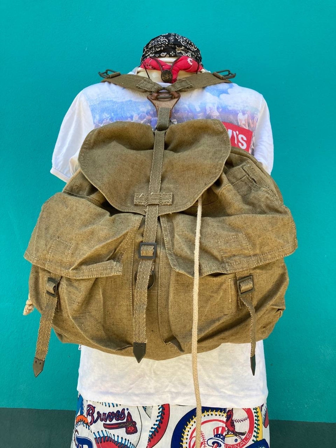 True Vintage 60s Rucksack Bag Pack Czechoslovakia Army - Etsy