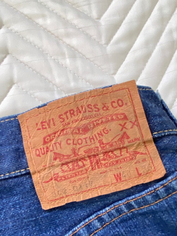 True Vintage 70s Levis Lot 505 Redline Selvedge Jeans - Gem