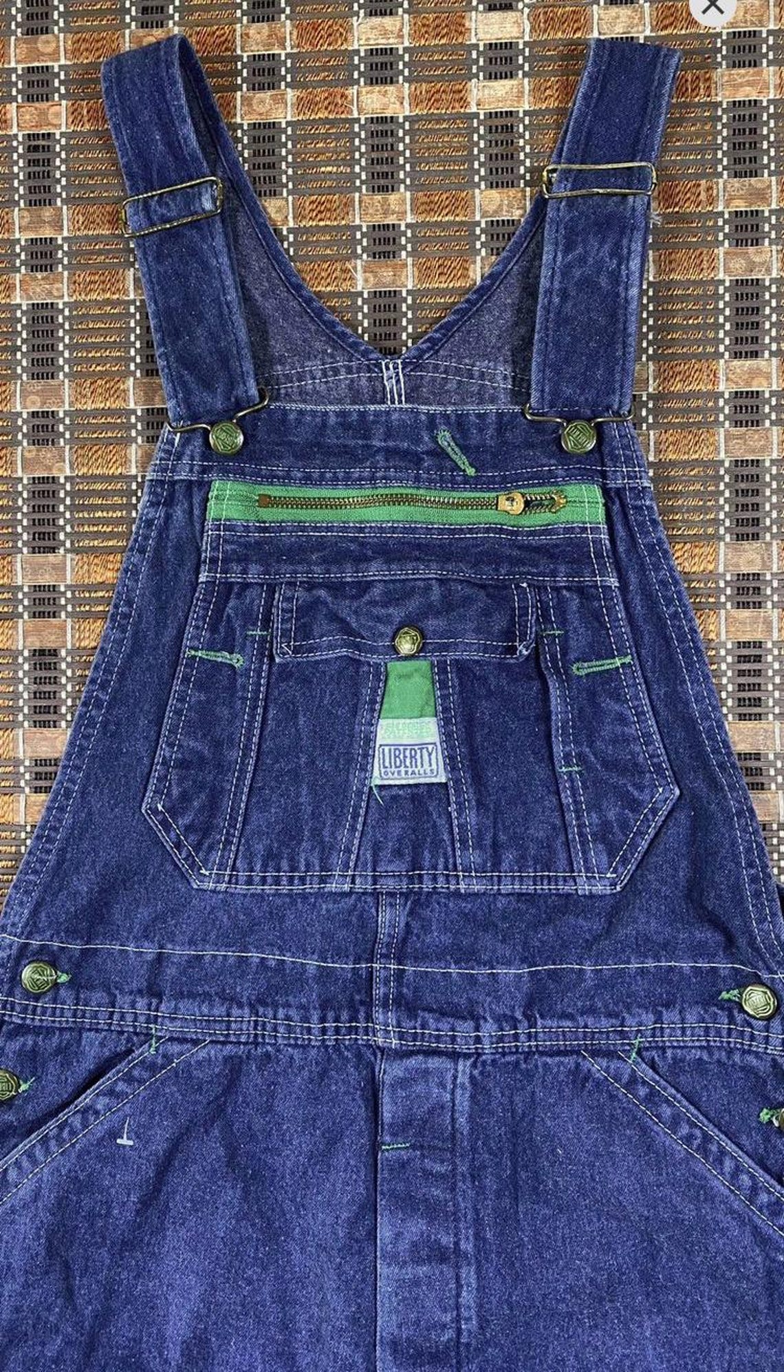 Vintage 90s Liberty Denim Overall Made in Usa - Etsy